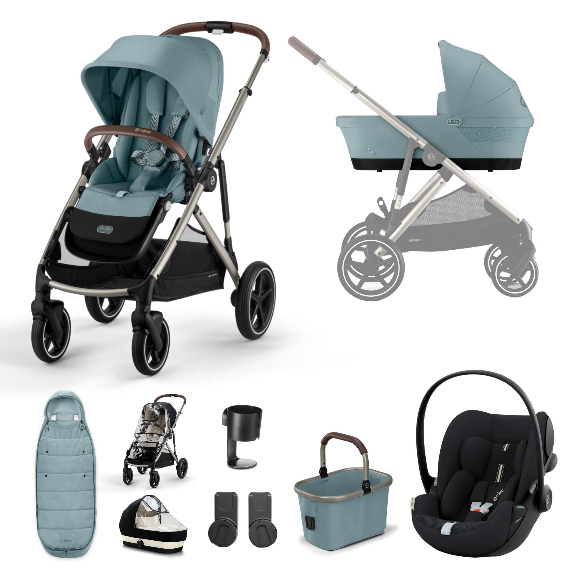 Cybex Gazelle S Cloud G Plus Bundle - Stormy Blue – Baby Nest