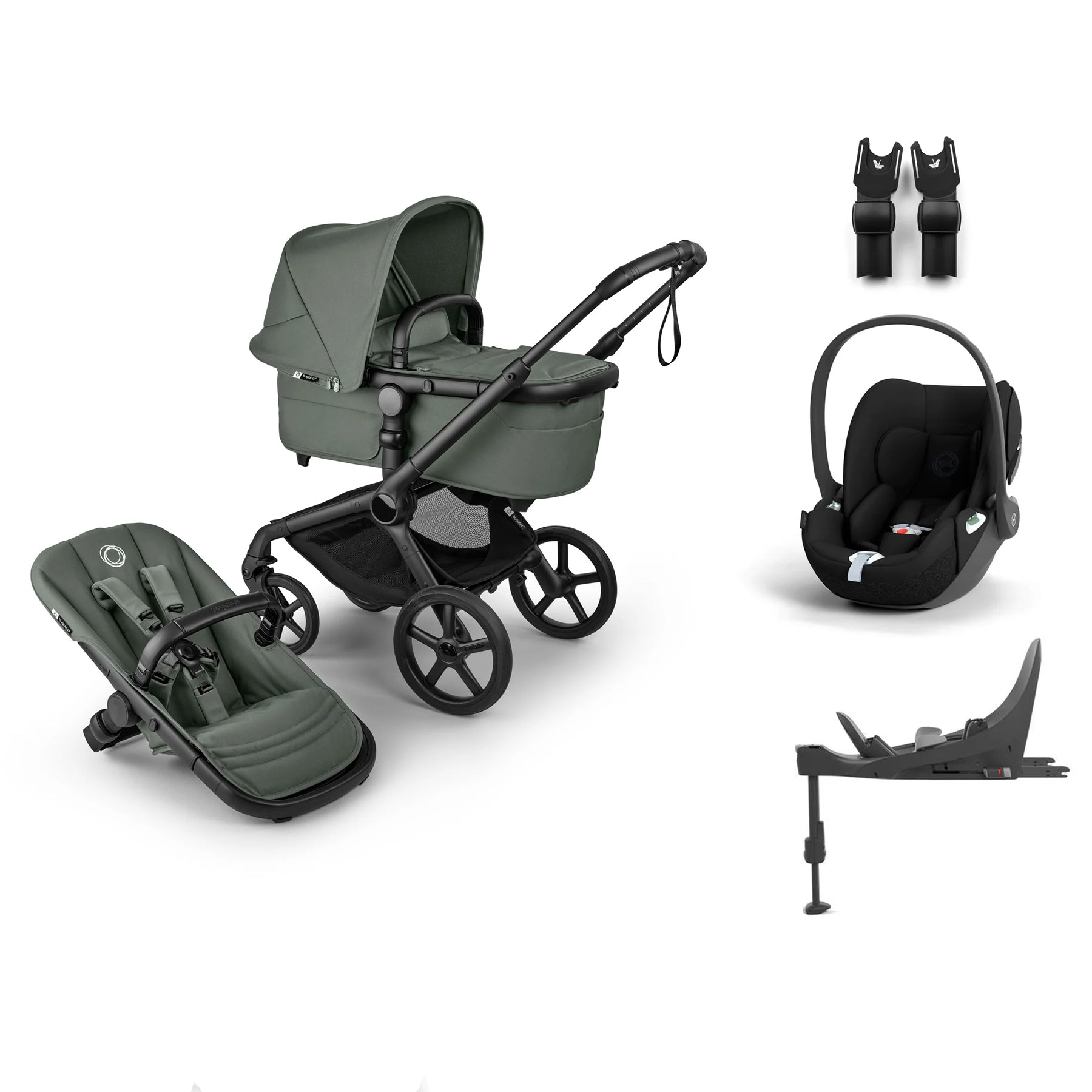 Bugaboo Fox 5 Renew Cloud T Bundle - Forest Green – Baby Nest